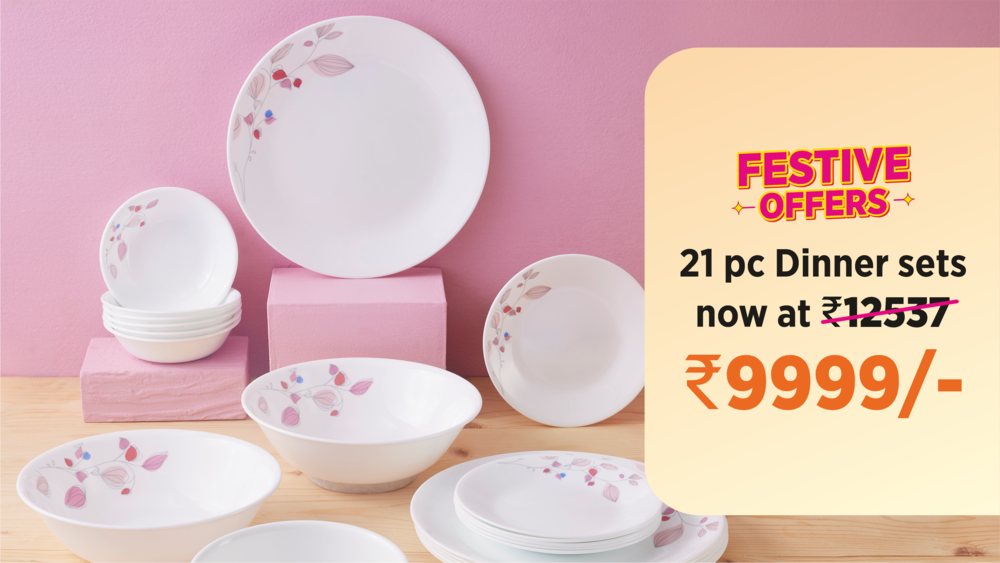 Celebrate Diwali - 21 pc Dinner Sets – Tagged "pattern_City Block ...
