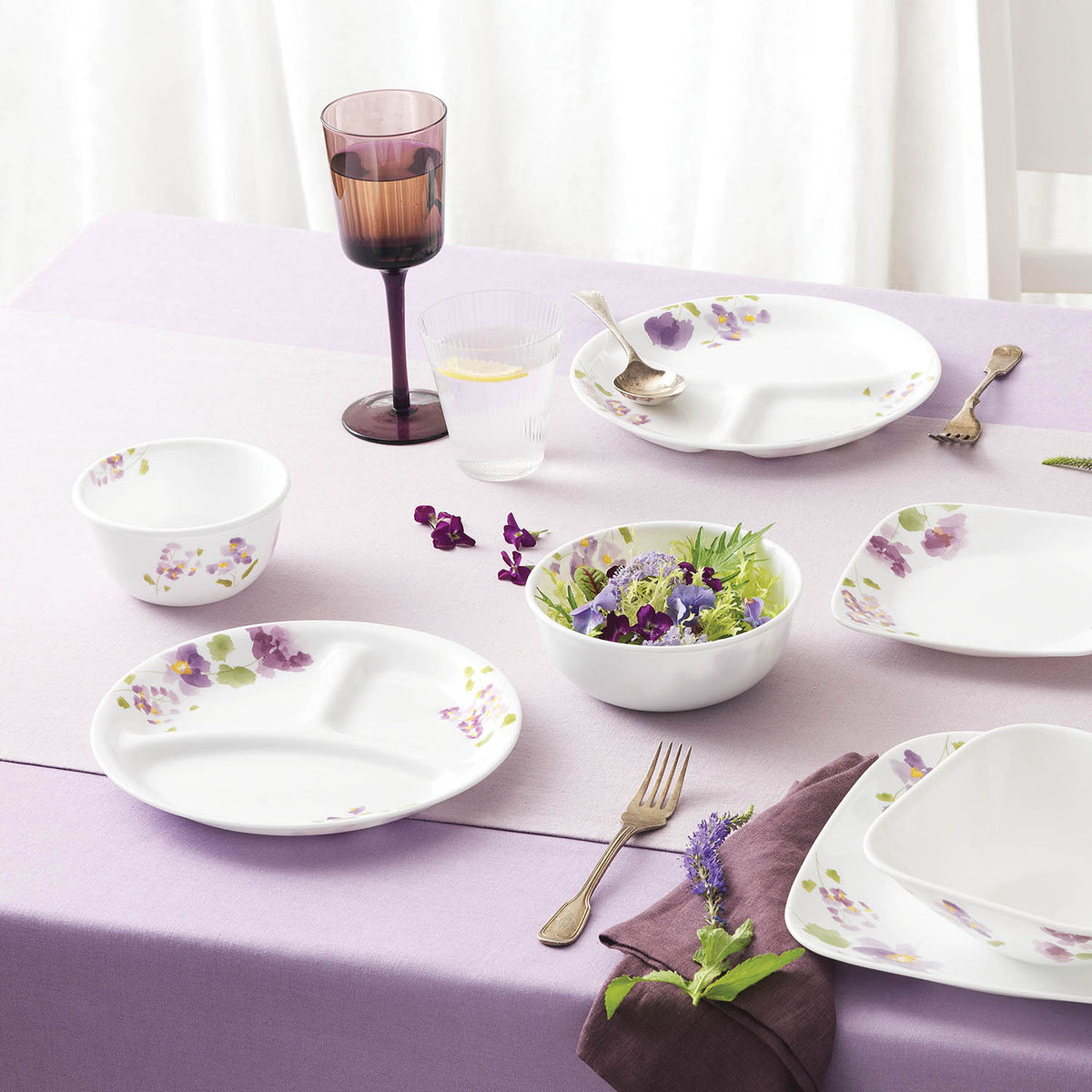 Corelle Asia Round Violet Mist 6 Pcs Soup Bowl (355ml) – Corellebrands