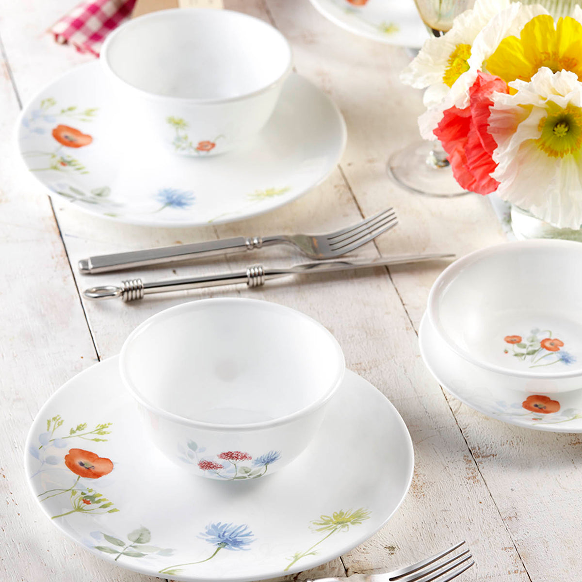 Corelle Asia Collection Daisy Field (Pack of 7) - Bowls – Corellebrands