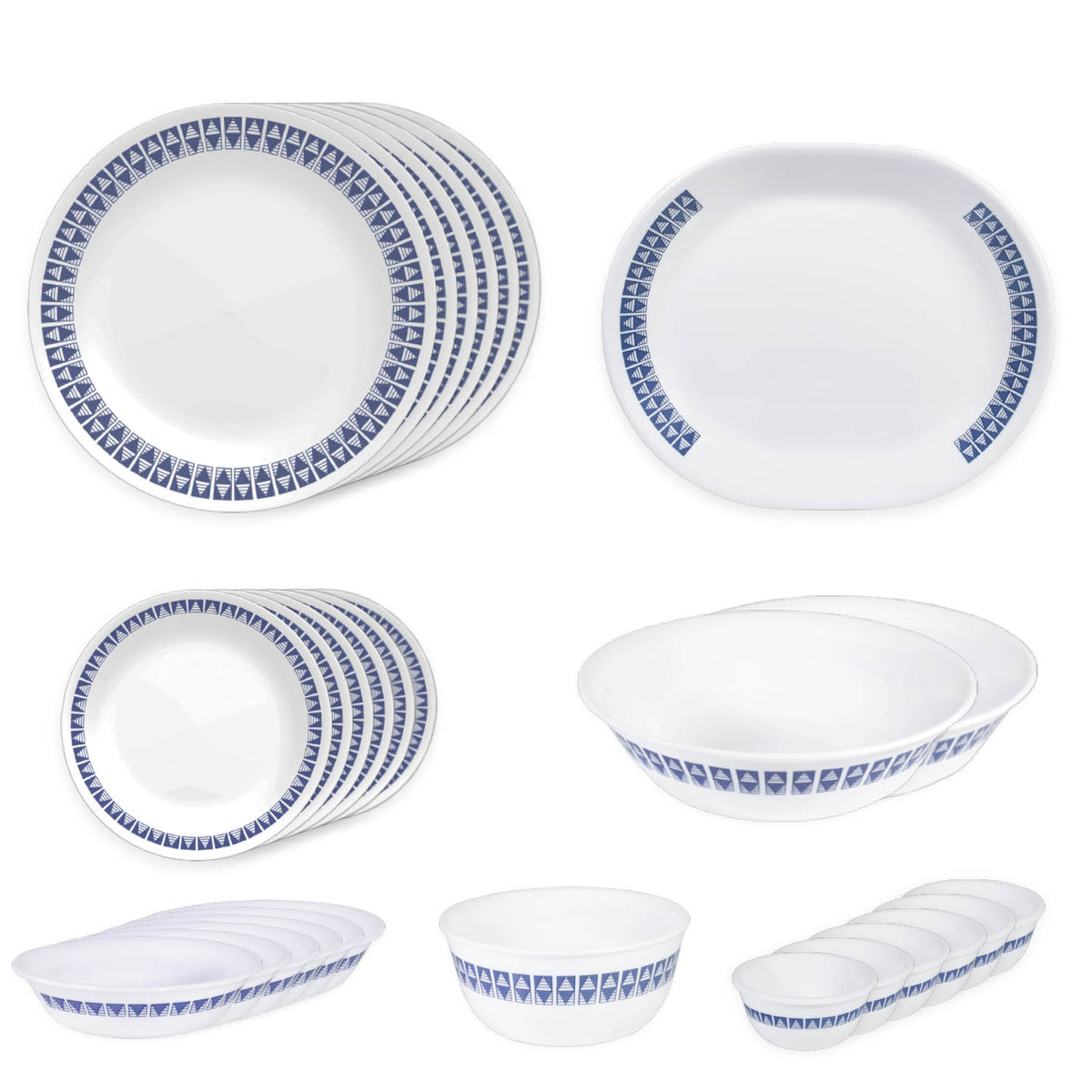 Corelle Livingware Series Wheeler Diamond 30 Pcs Dinner Set – Corellebrands